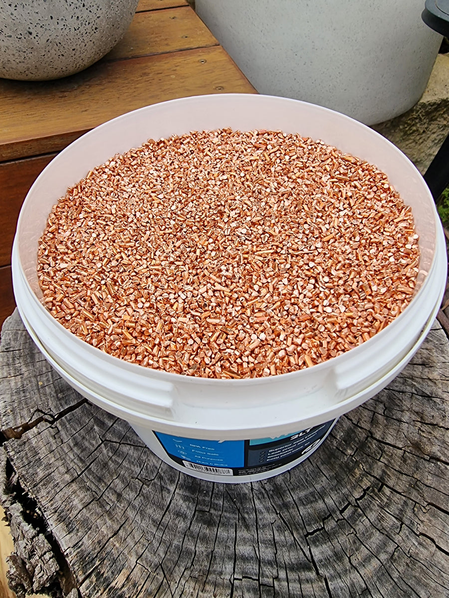 20kg Copper Granules - Huge Bucket of Copper!! 20000g of Copper Bullio ...